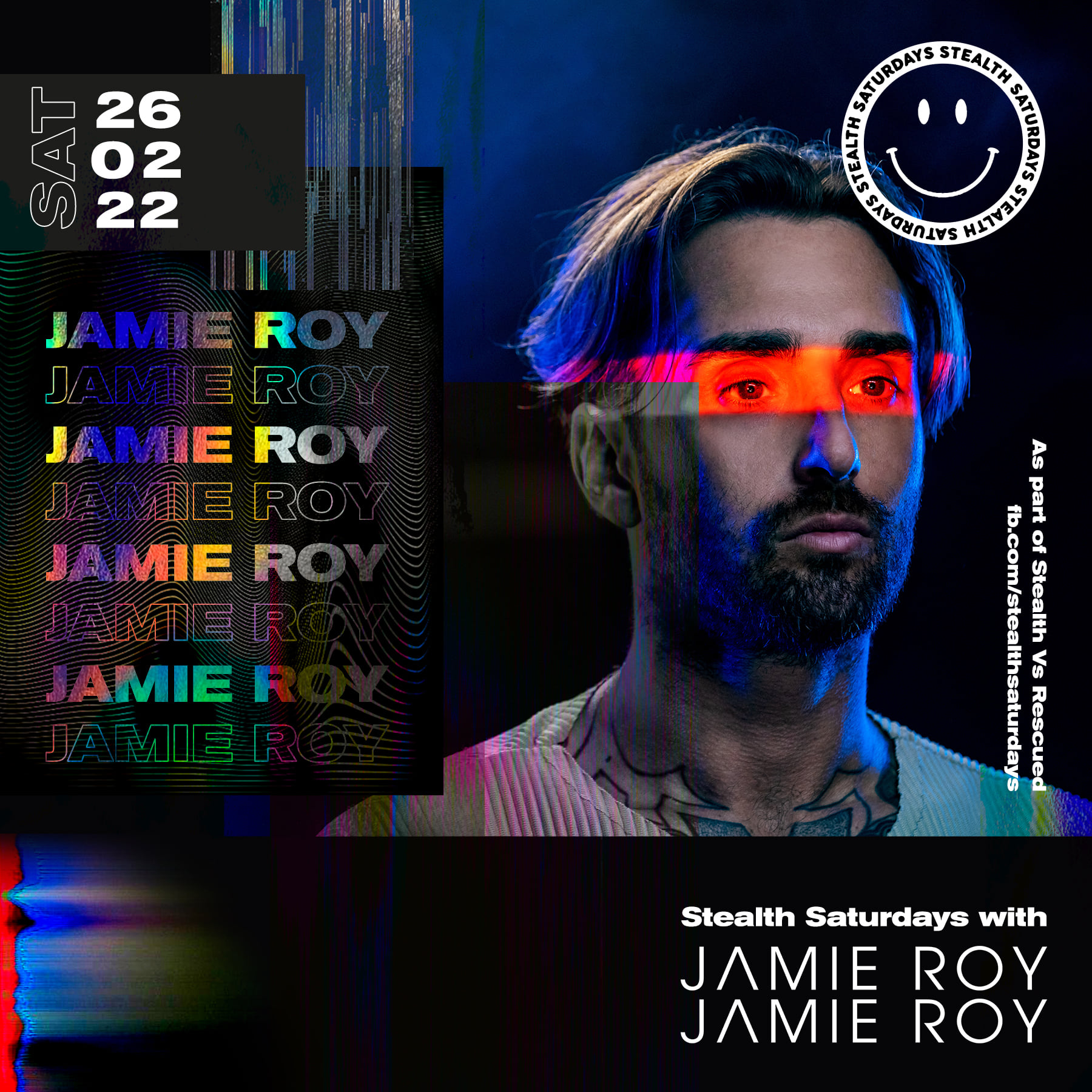 Stealth Saturdays with JAMIE ROY (FREE Party) - Saturday 26th February ...