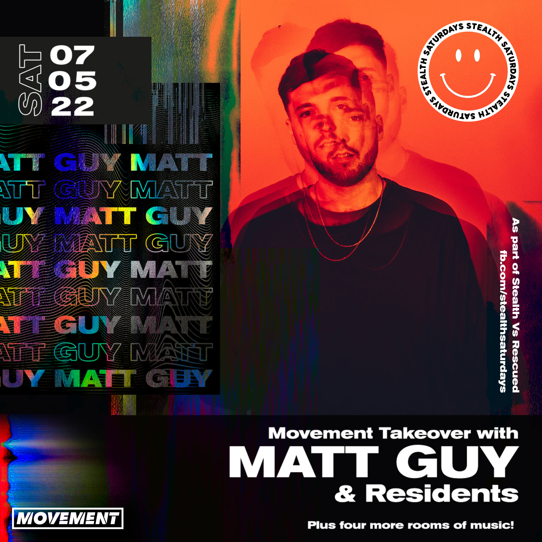 Stealth Saturdays - Matt Guy (Movement) & lots more! - Stealth Nightclub