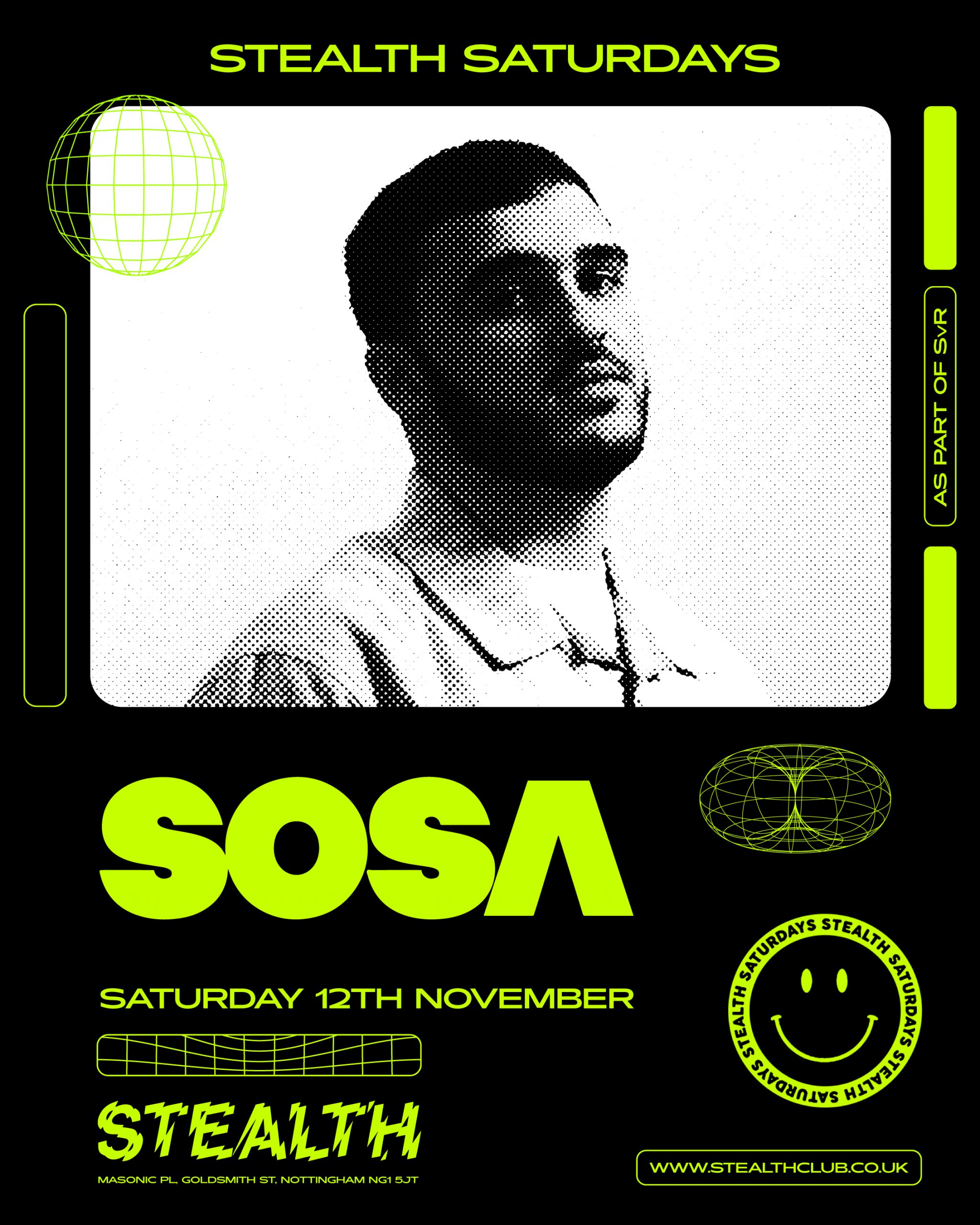 SOSA at Stealth (Stealth Saturdays as part of SvR) - Stealth Nightclub
