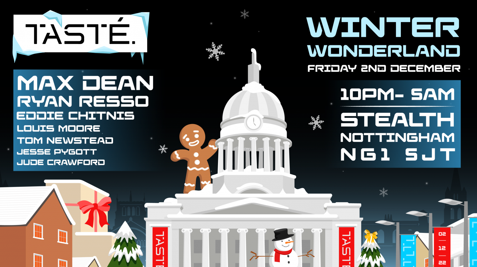 Max Dean at Stealth (TASTE Presents Winter Wonderland) - Stealth Nightclub