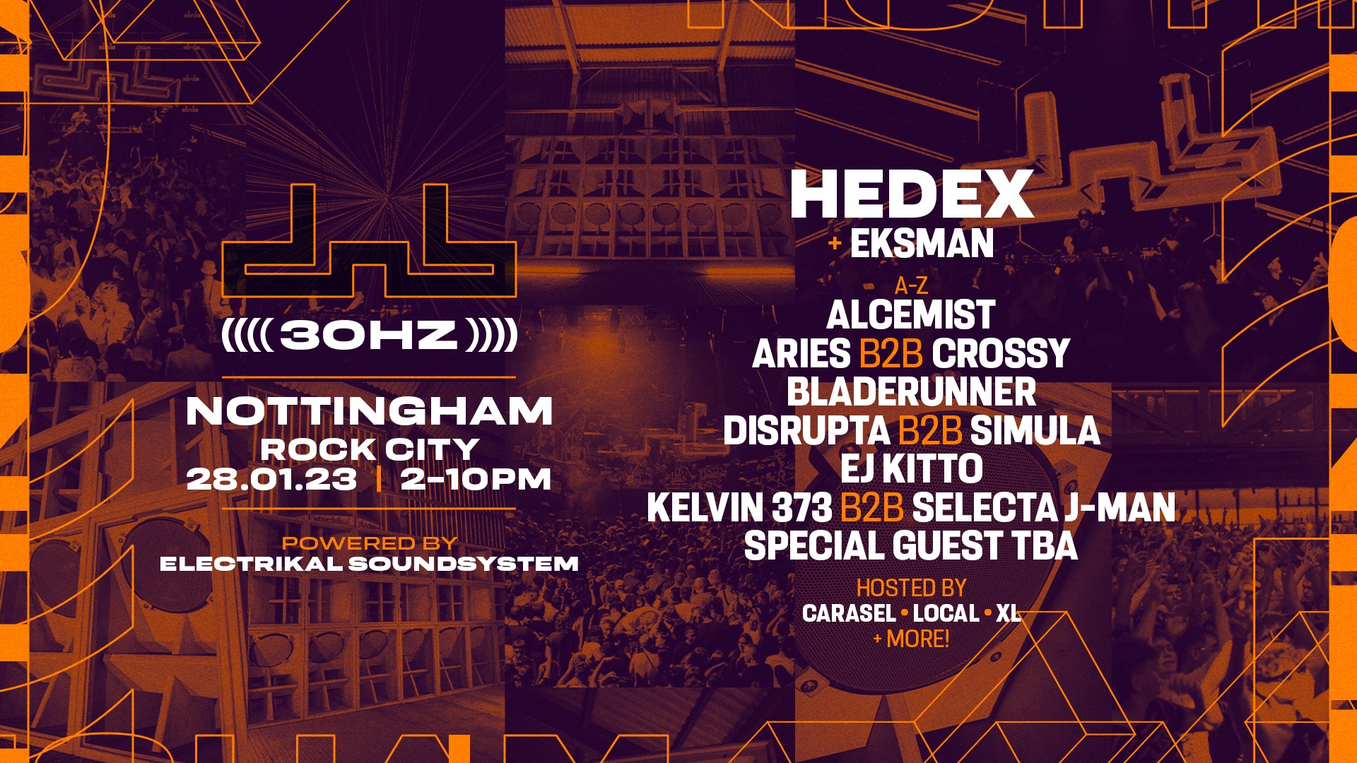 DnB Allstars Nottingham: 30 HZ UK Tour with Hedex - Stealth Nightclub