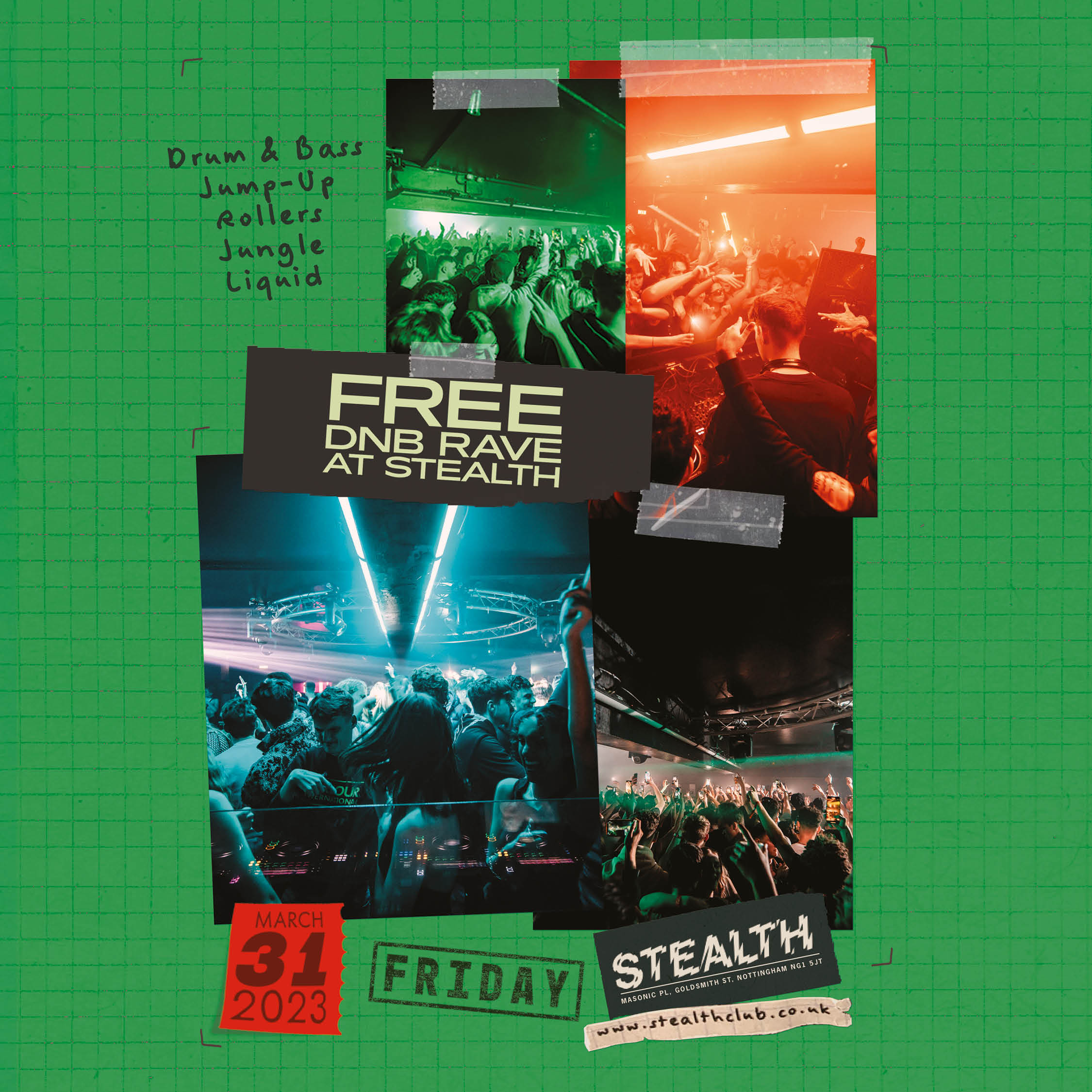 DnB Rave at Stealth (Drum & Bass, Jump-Up, Rollers, Jungle, Liquid) - Stealth Nightclub