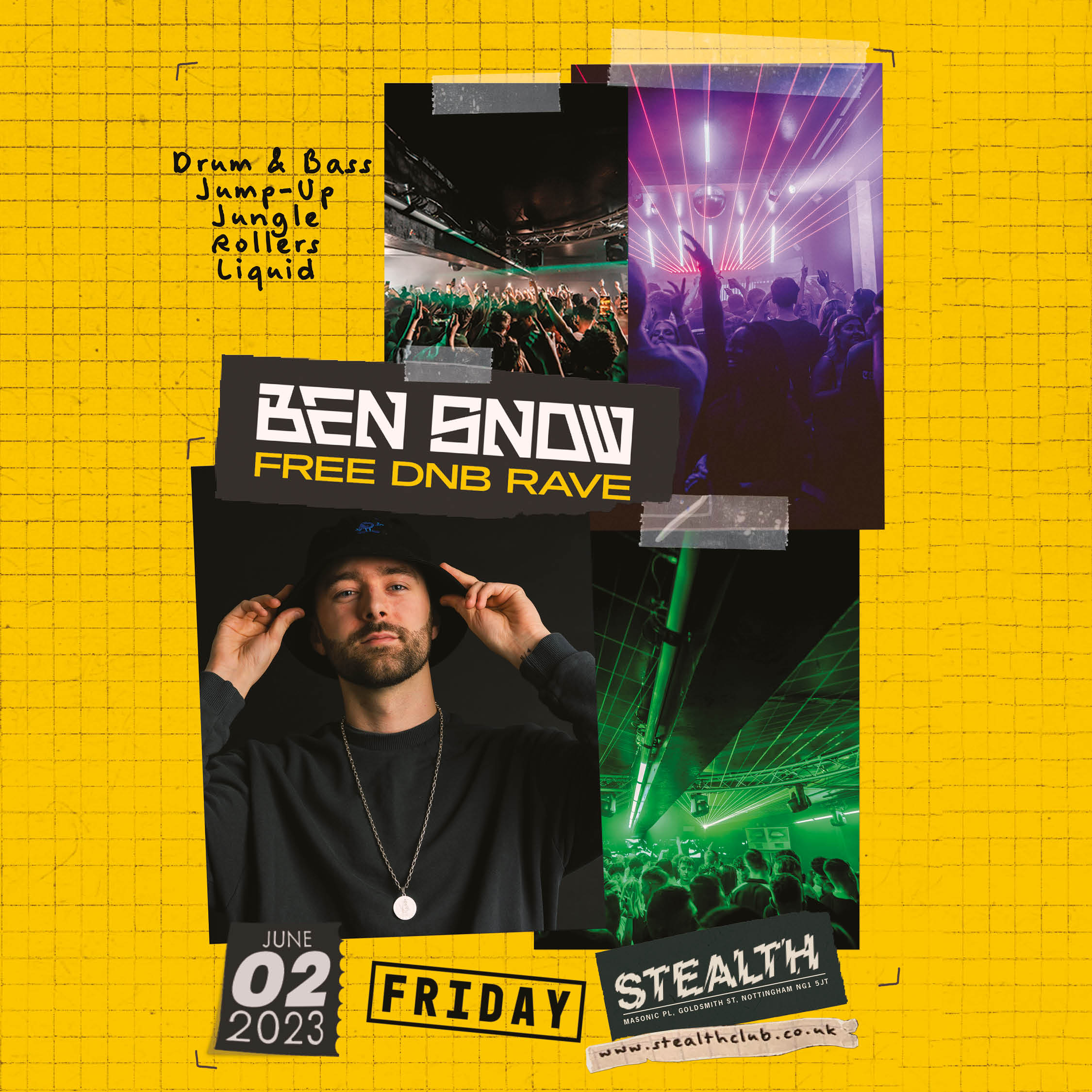BEN SNOW at Stealth FREE DnB Rave - Stealth Nightclub