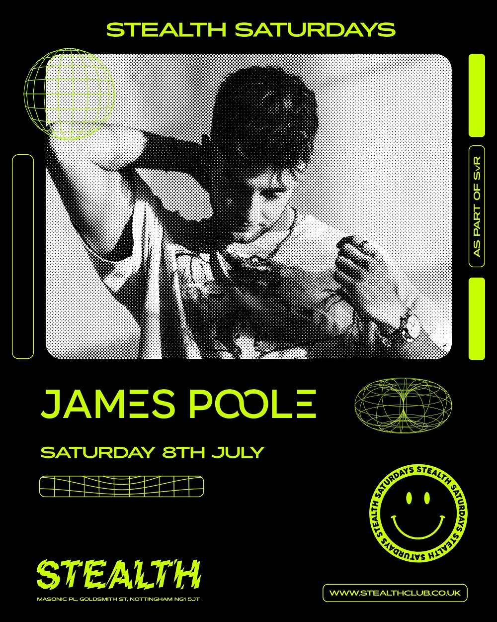 JAMES POOLE at Stealth Saturdays - Stealth Nightclub