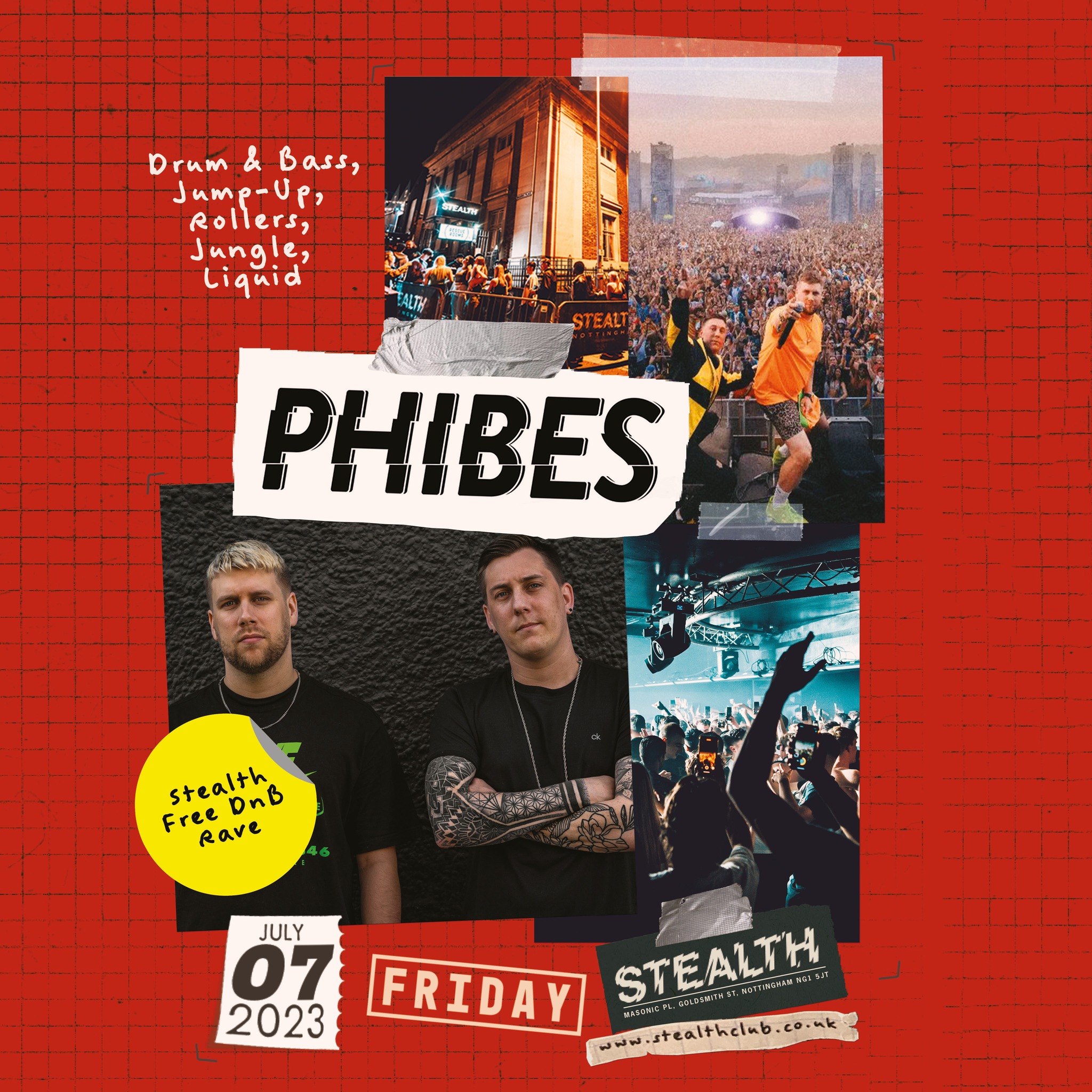 PHIBES at Stealth FREE DnB Rave - Stealth Nightclub