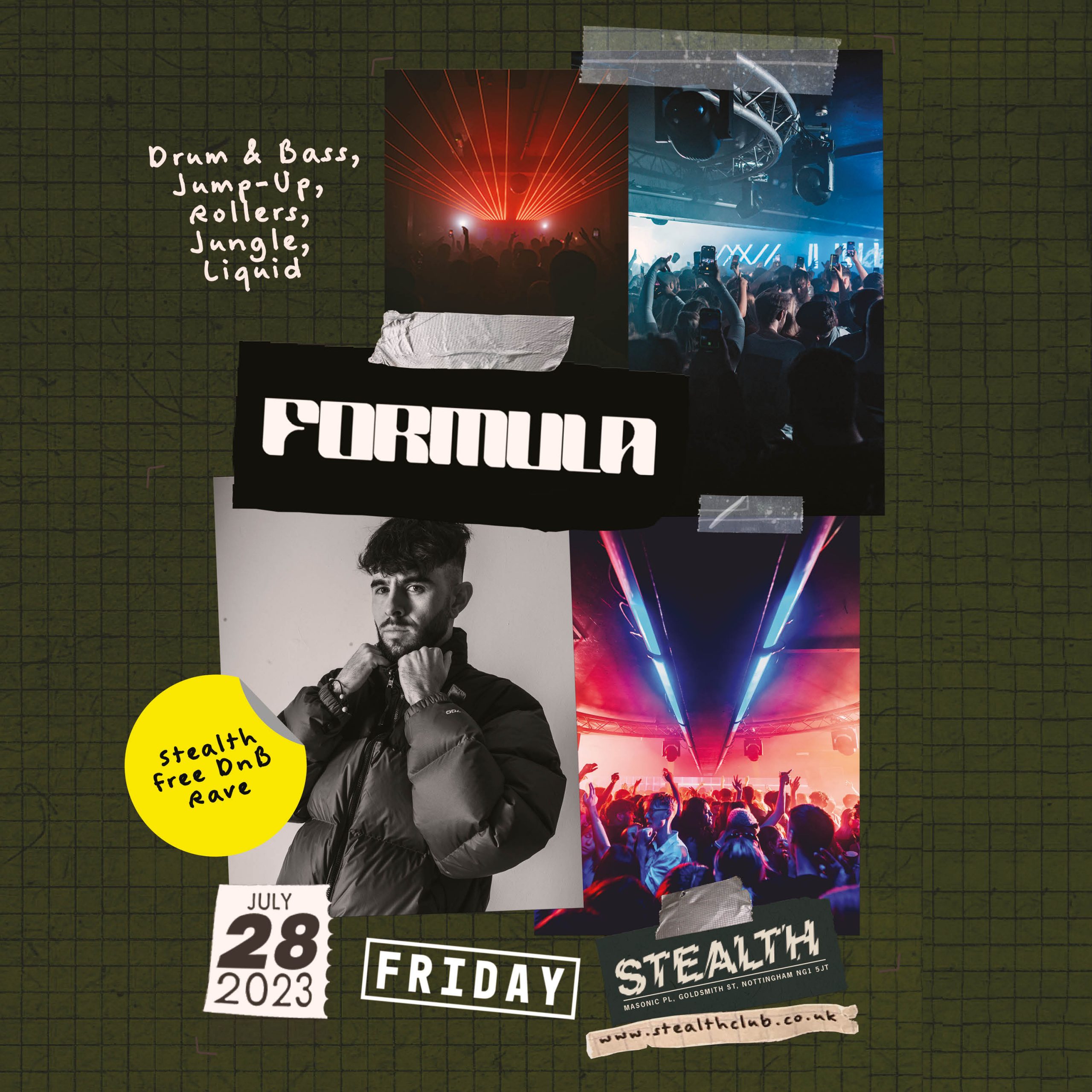 FORMULA at Stealth FREE DnB Rave - Stealth Nightclub