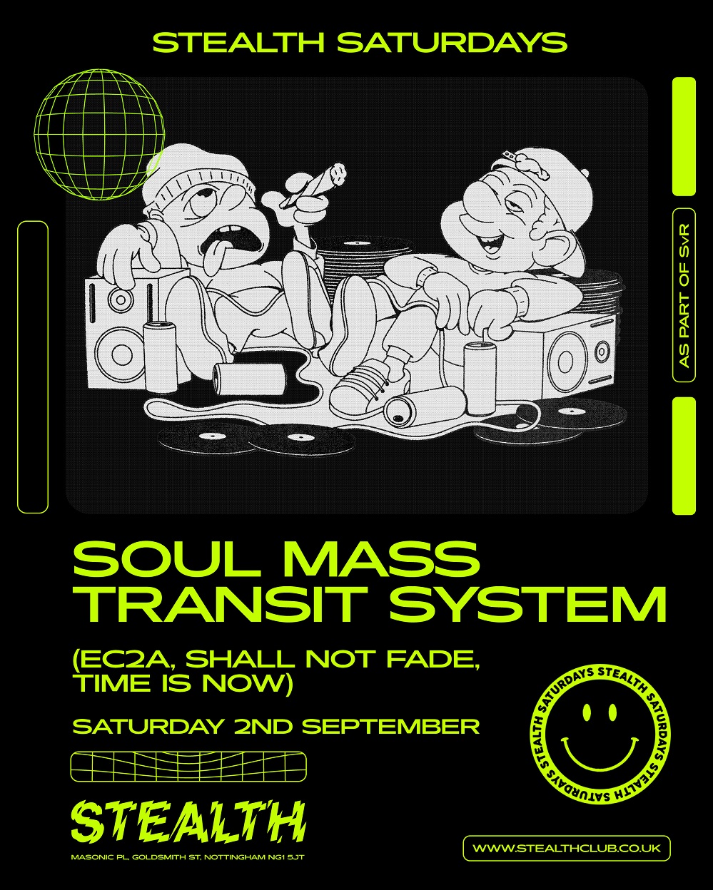 SOUL MASS TRANSIT SYSTEM at Stealth Saturdays - Stealth Nightclub
