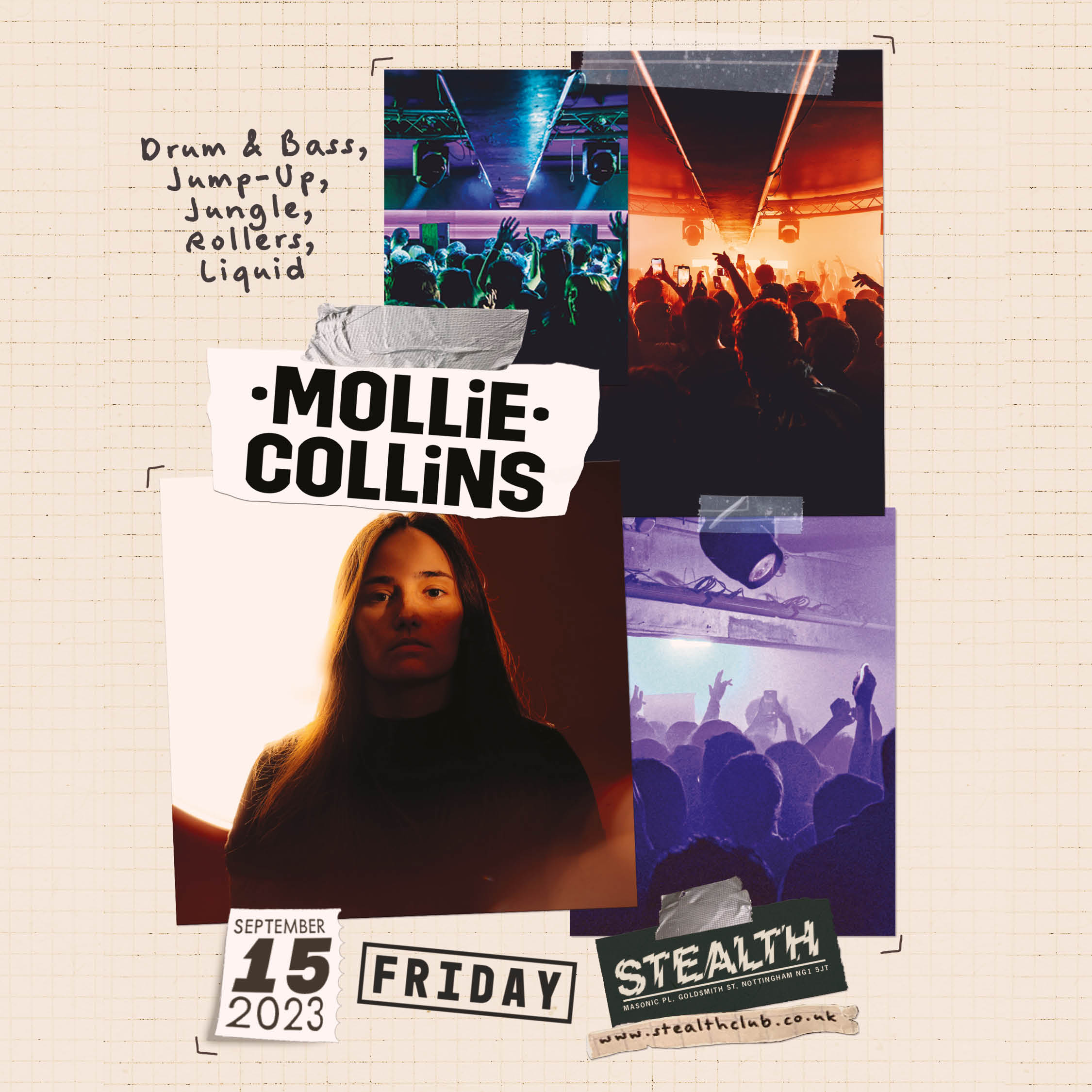 MOLLIE COLLINS at Stealth FREE DnB Rave - Stealth Nightclub