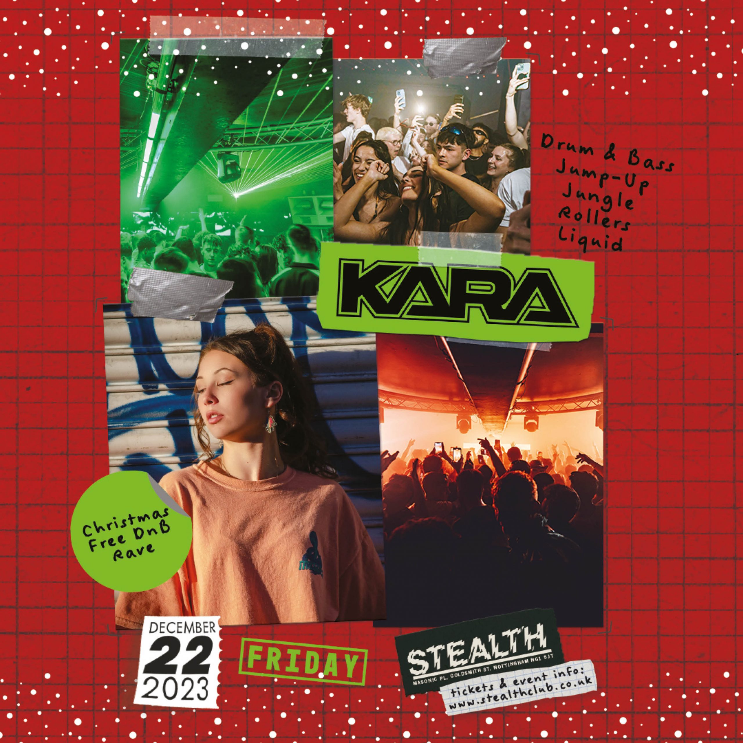 Stealth FREE Christmas DnB Rave with KARA - Stealth Nightclub