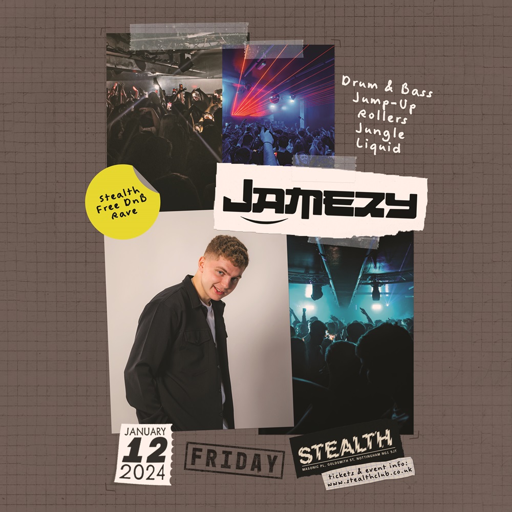 Stealth FREE DnB Rave with JAMEZY - Stealth Nightclub