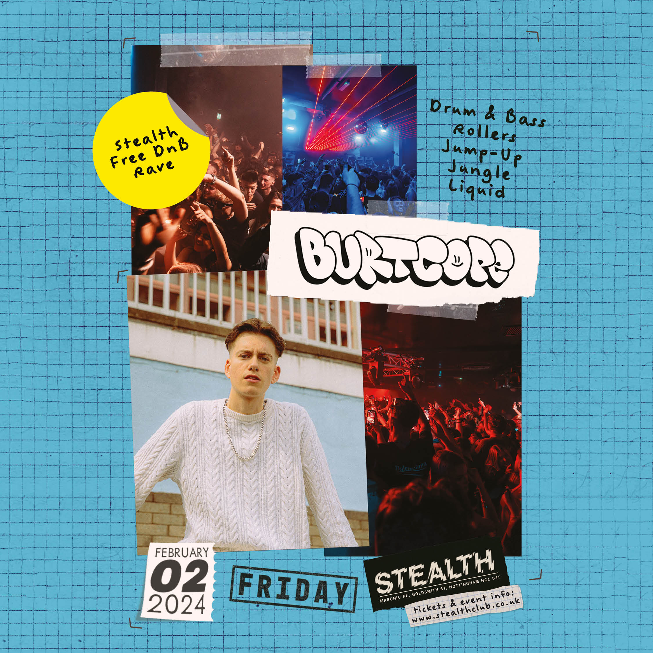 Stealth FREE DnB Rave with BURT COPE - Stealth Nightclub