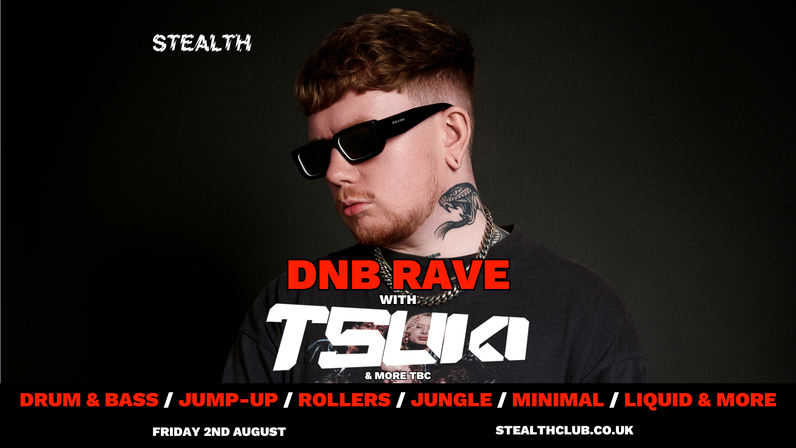Stealth DnB Rave with TSUKI - Stealth Nightclub