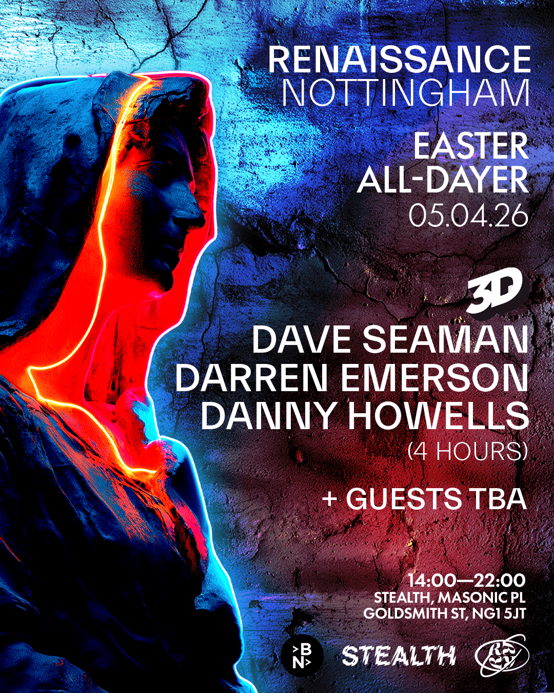 Renaissance Easter All-dayer - Stealth Nightclub